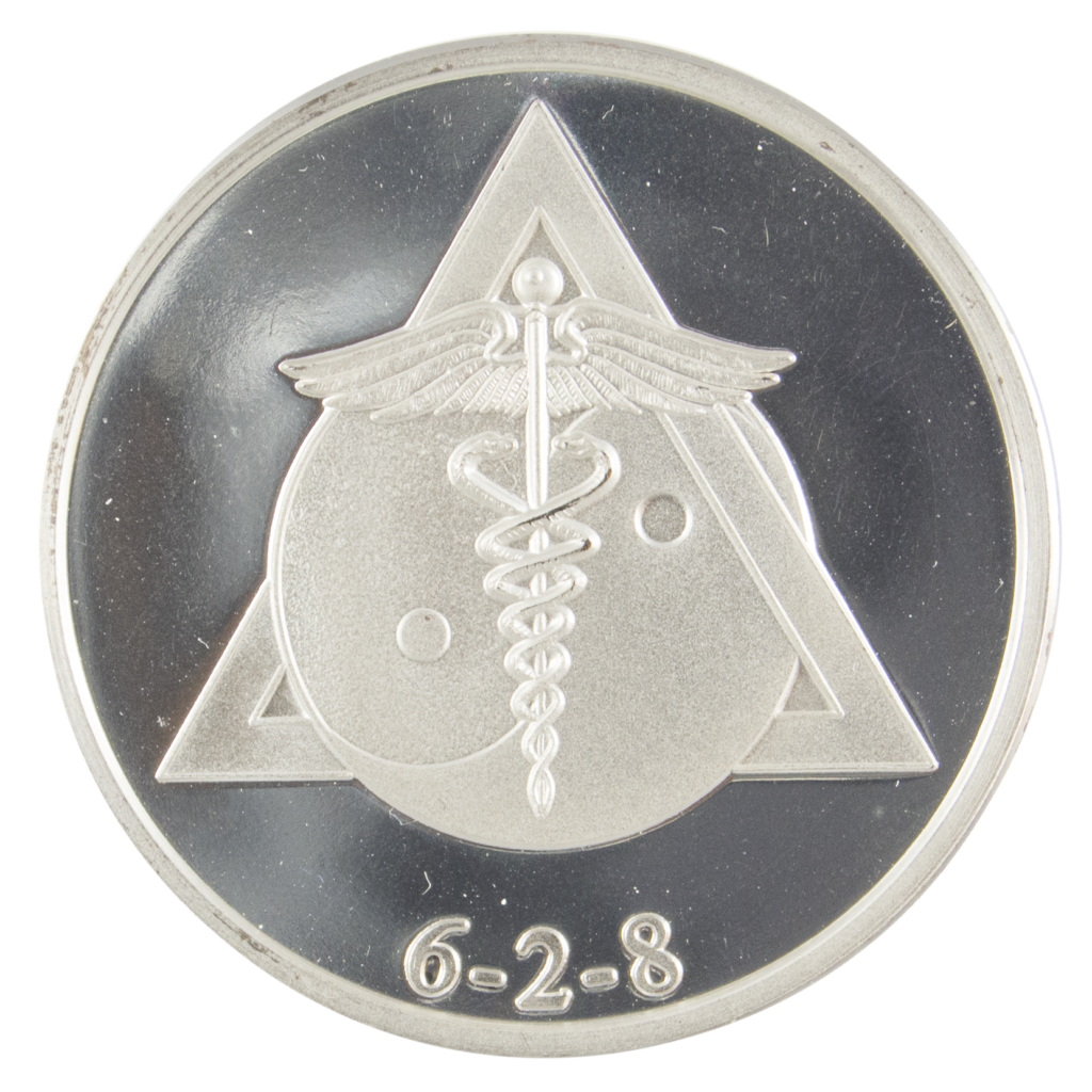 Silver Bio-Resonator Triangle Medallion - Home Allergy Relief